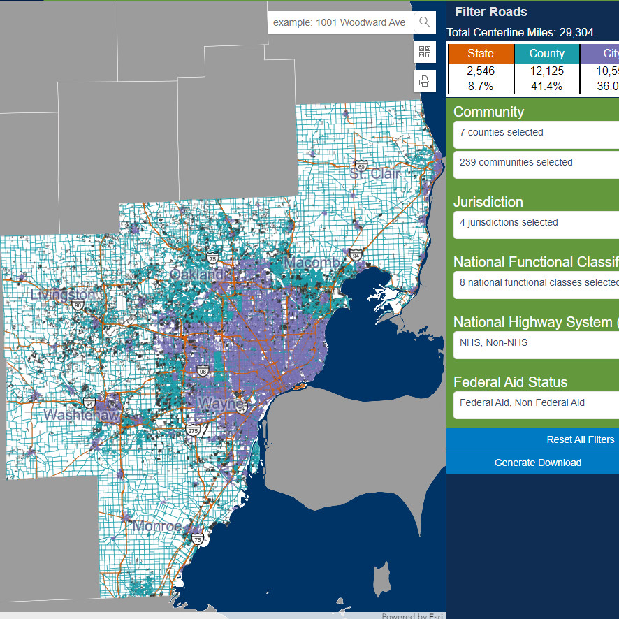 SEMCOG - Southeast Michigan Council of Governments - Open Data